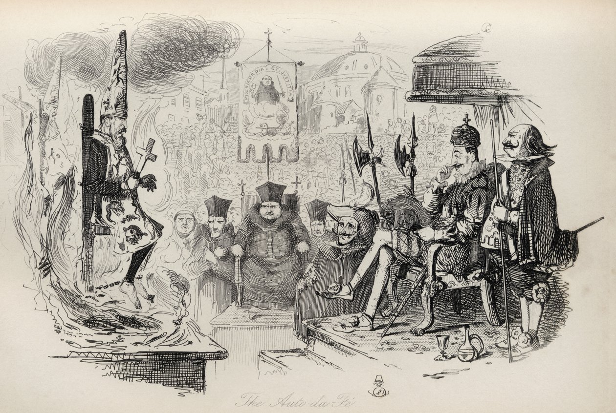 The Auto-da-Fe, from 'The Ingoldsby Legends' by Thomas Ingoldsby